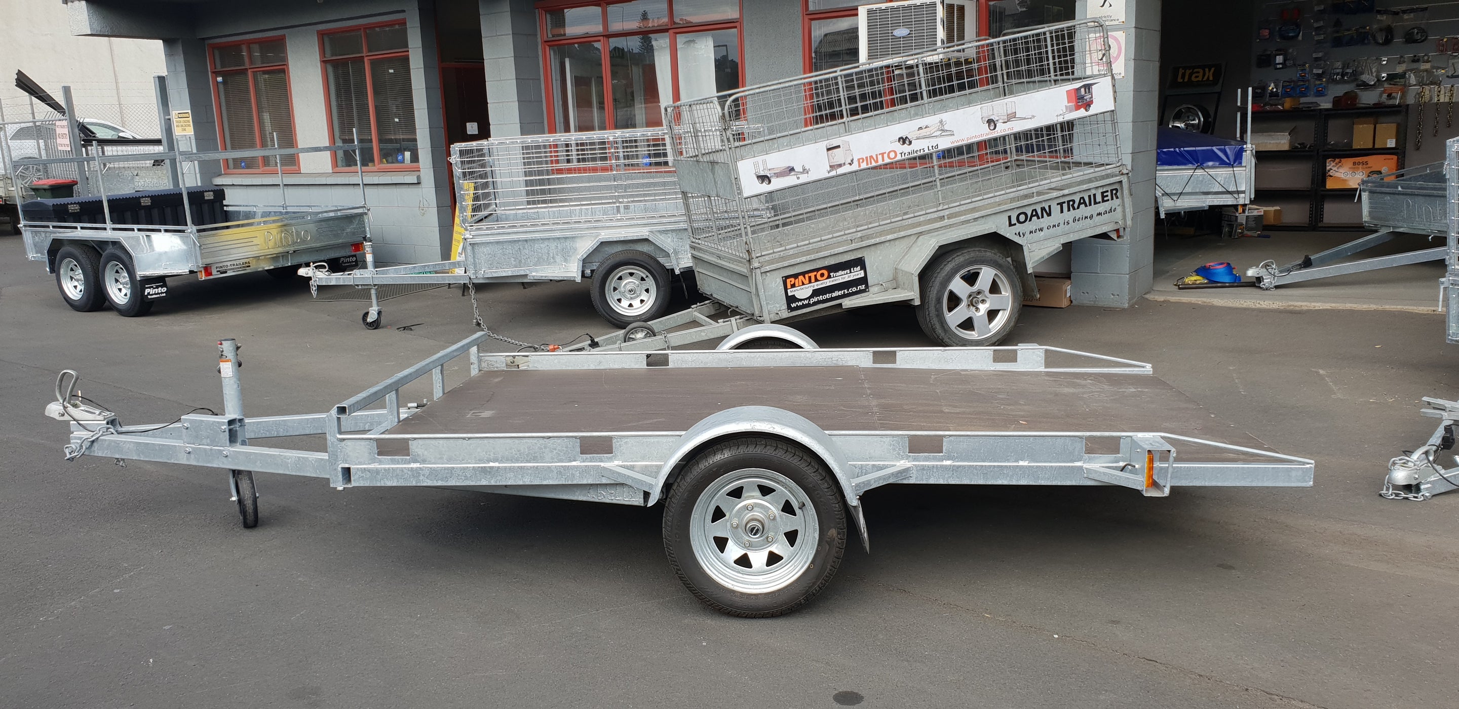 Low Commercial Trailer NZ | Easy-Load Work Trailer | Pinto Trailers