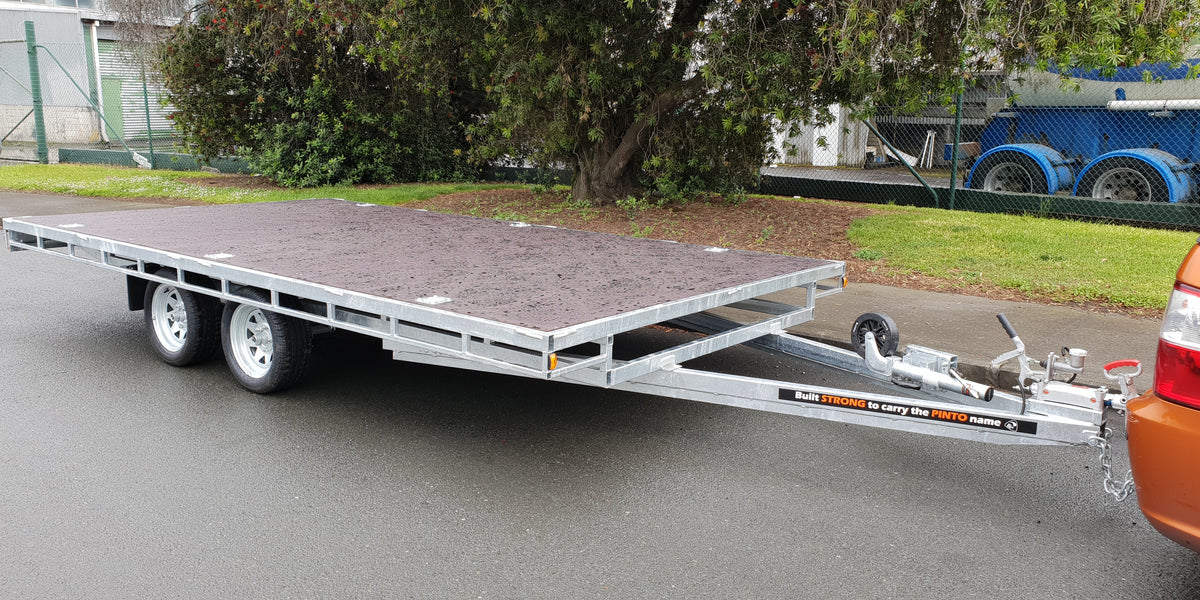 Braked Tandem Axle Flat Deck » Pinto Trailers