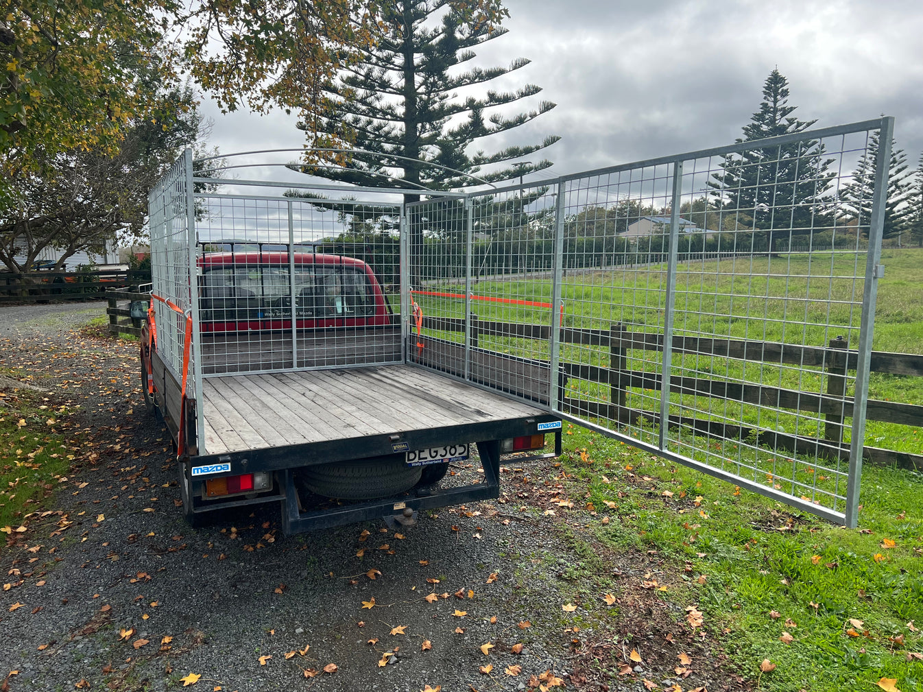 Flat Deck Ute Rubbish Cage & Stock Crate – Pinto Trailers