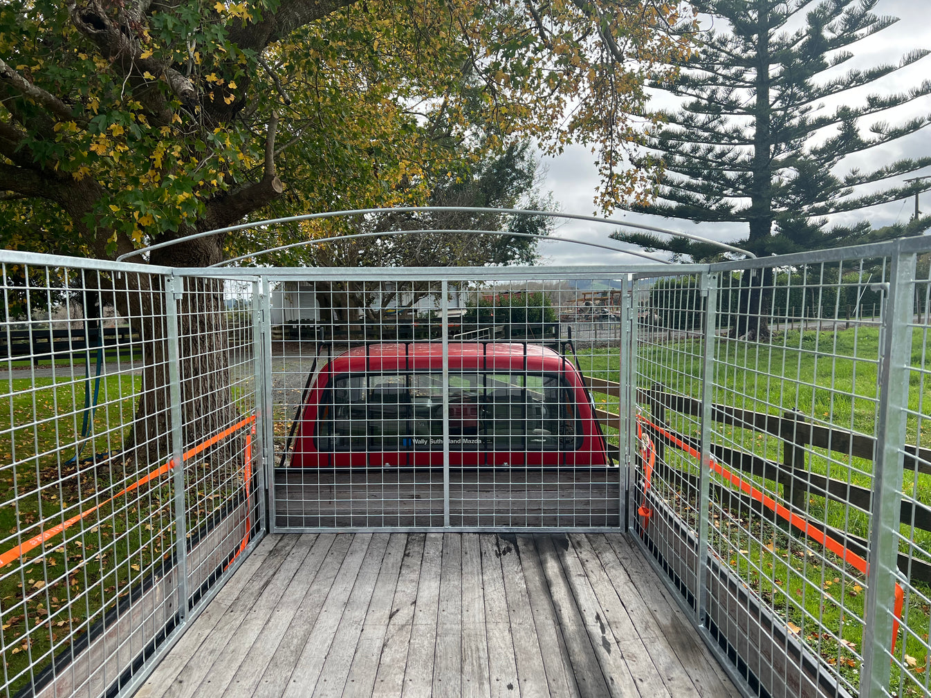 Flat Deck Ute Rubbish Cage & Stock Crate – Pinto Trailers