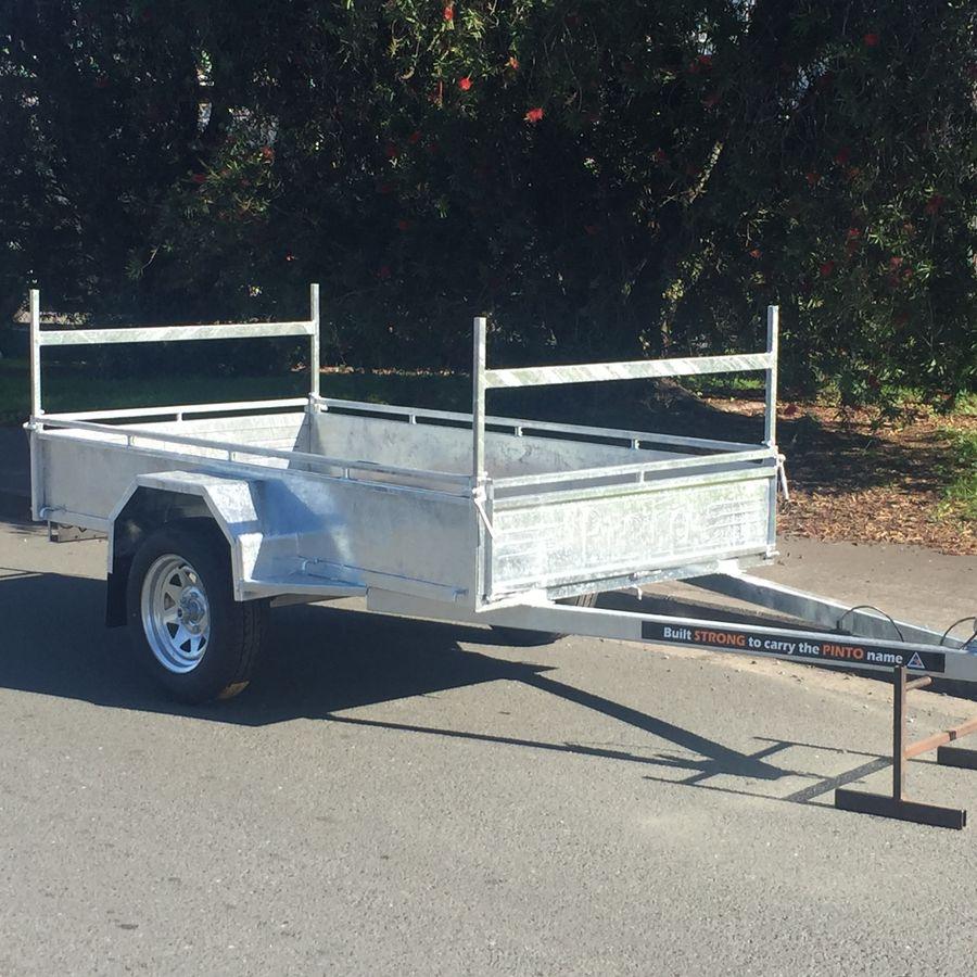 Trade Wellside Trailer NZ | Heavy-Duty Single Axle Trailer — Pinto Trailers